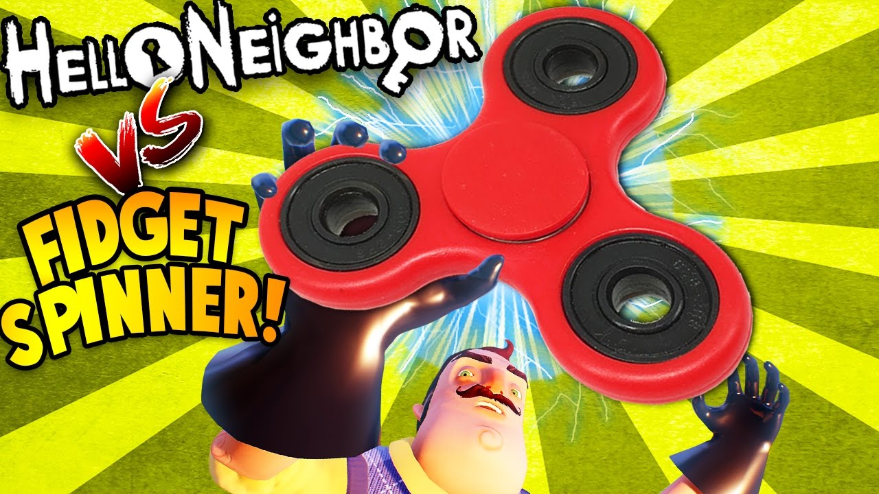 HELLO NEIGHBOR BUILDS GIANT DEADLY FIDGET SPINNER! | Hello Neighbor ...