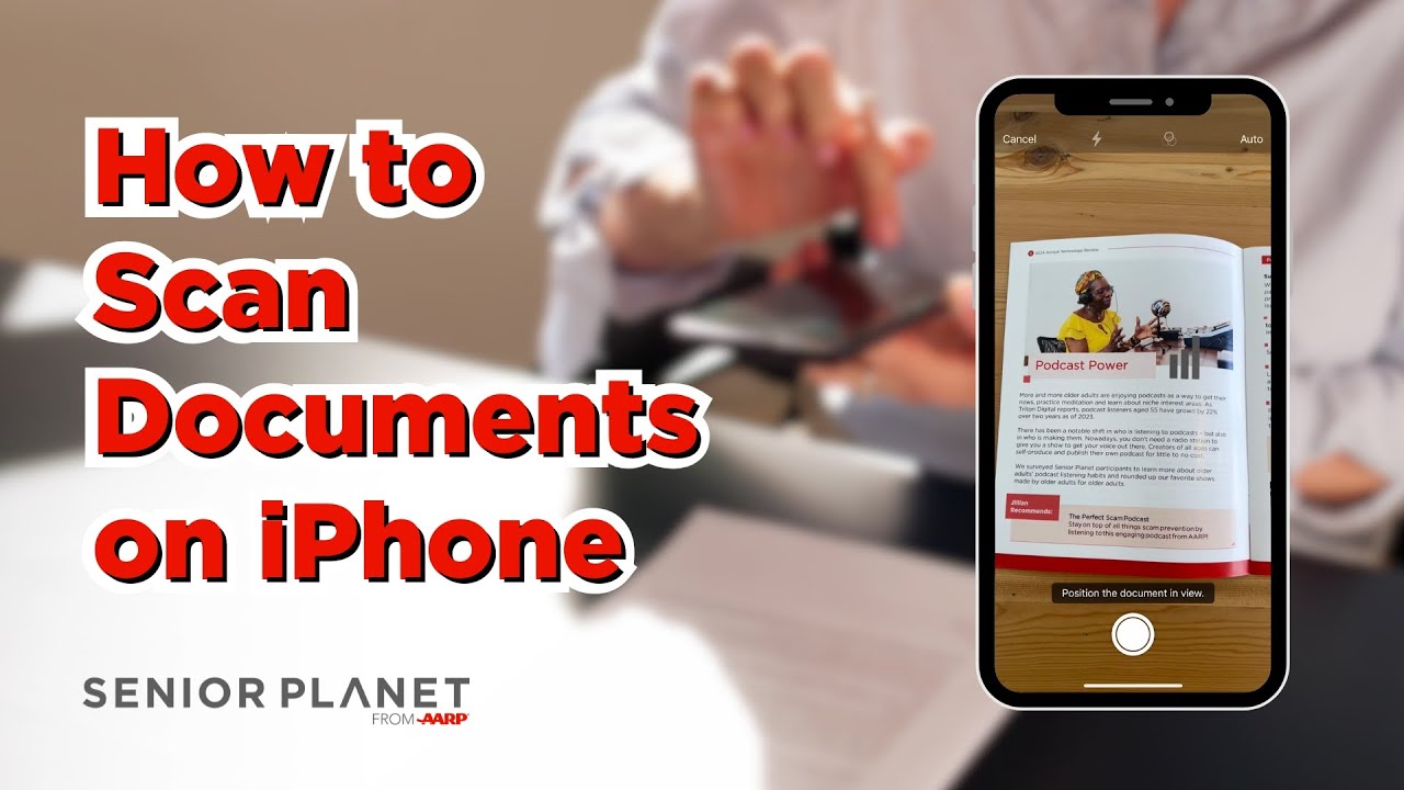 How to Scan Documents on iPhone - YouTube