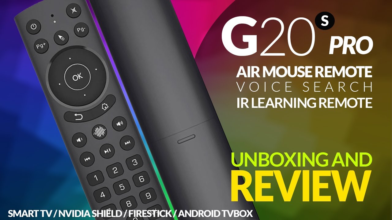 G20s pro Air Mouse Remote - Unboxing And Review - YouTube