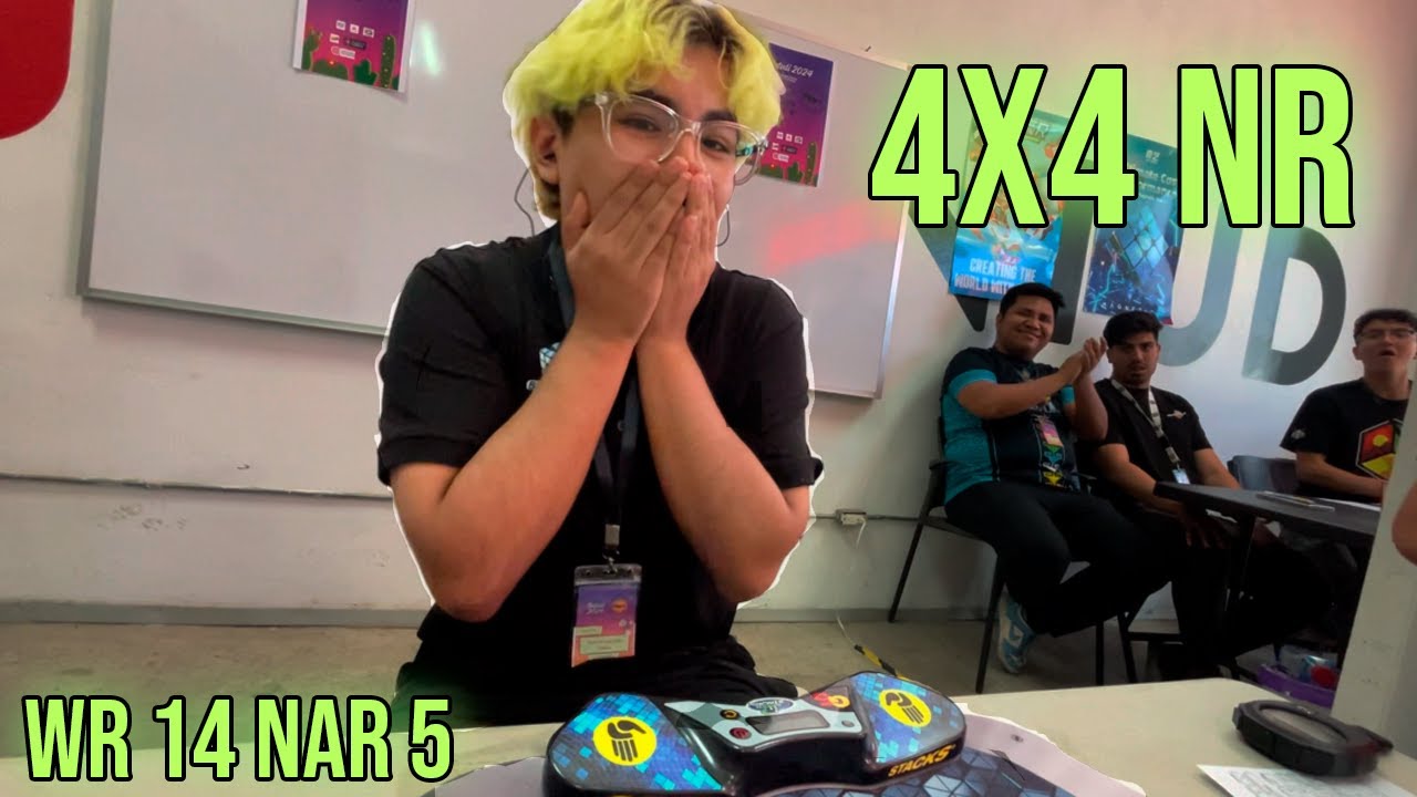 4x4 National Record Average: 23.53 (WR14, NAR5) - YouTube