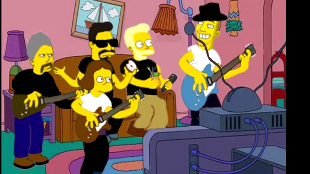 The Simpsons theme (cover of Weezer's cover) - YouTube