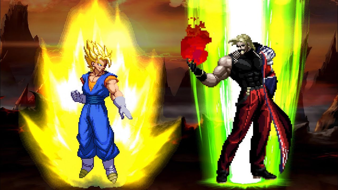 [DBZ vs KOF] Vegetto vs Omega Rugal - YouTube