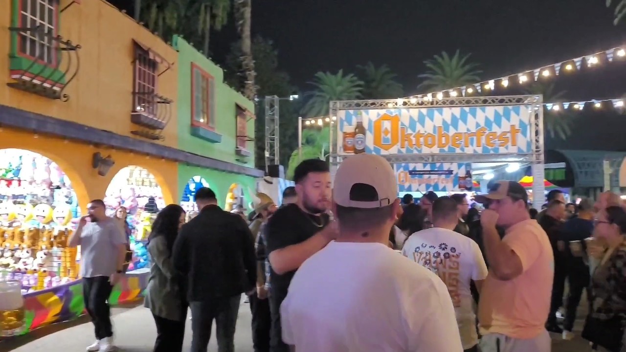 Walking tour of Oktoberfest 2024 at the Fairplex in Pomona - YouTube