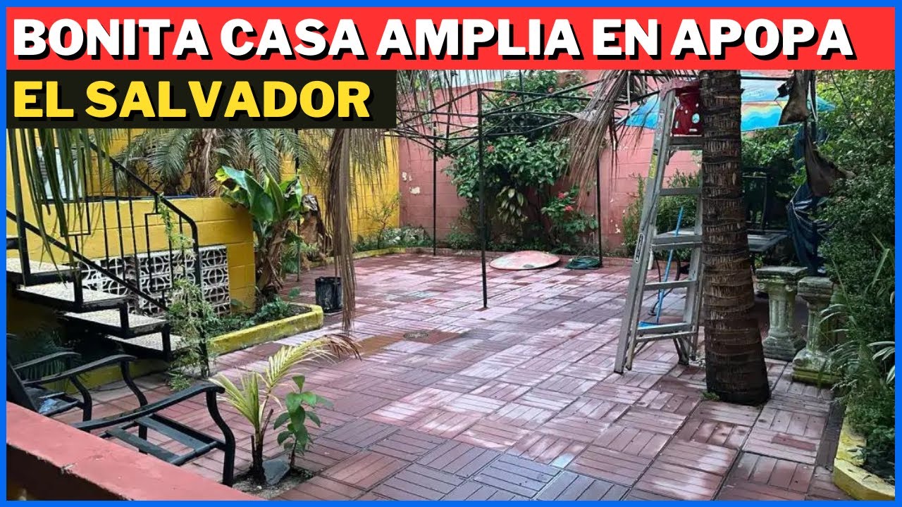 SE VENDE AMPLIA CASA EN APOPA SAN SALVADOR EL SALVADOR - YouTube