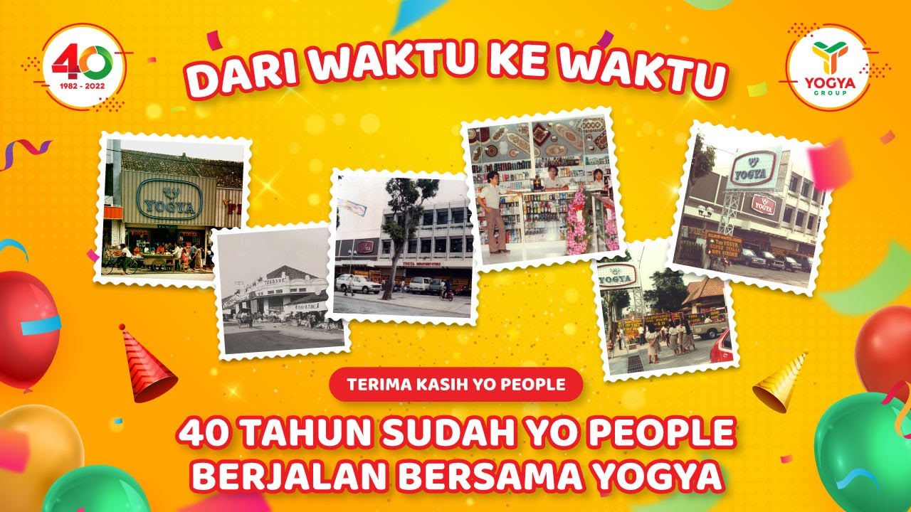 SELAMAT ULANG TAHUN YANG KE 40 YOGYA! 🎉🎉🎉 - YouTube