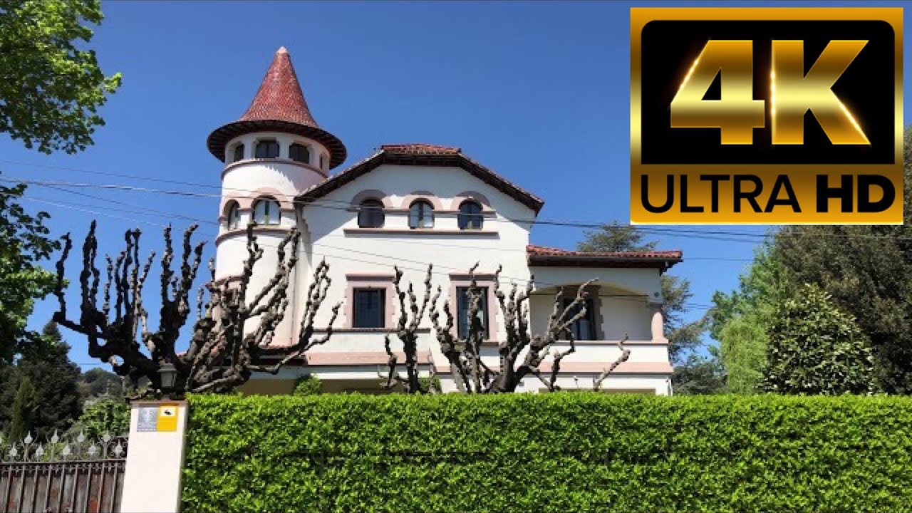 [4K] Spain Map - Quiet Town in Barcelona, Tona - YouTube