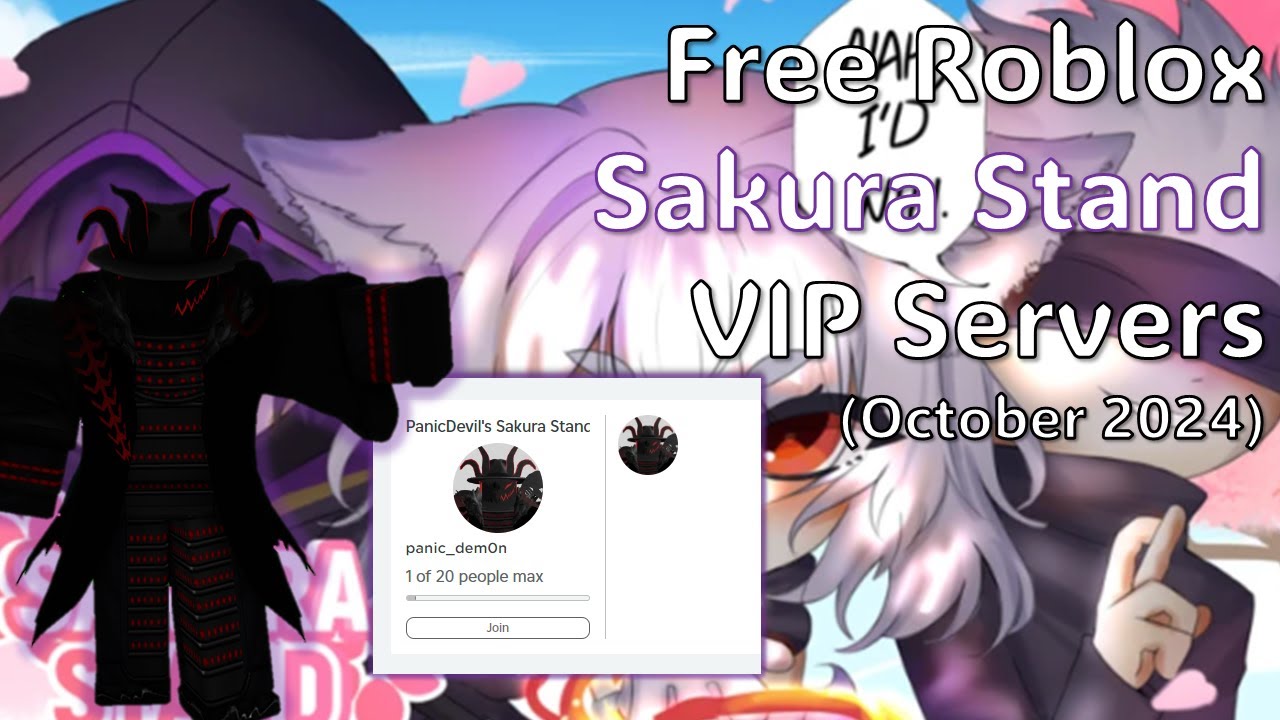 [NEW] 🌸 Free SAKURA STAND VIP Server [October 2024] - YouTube