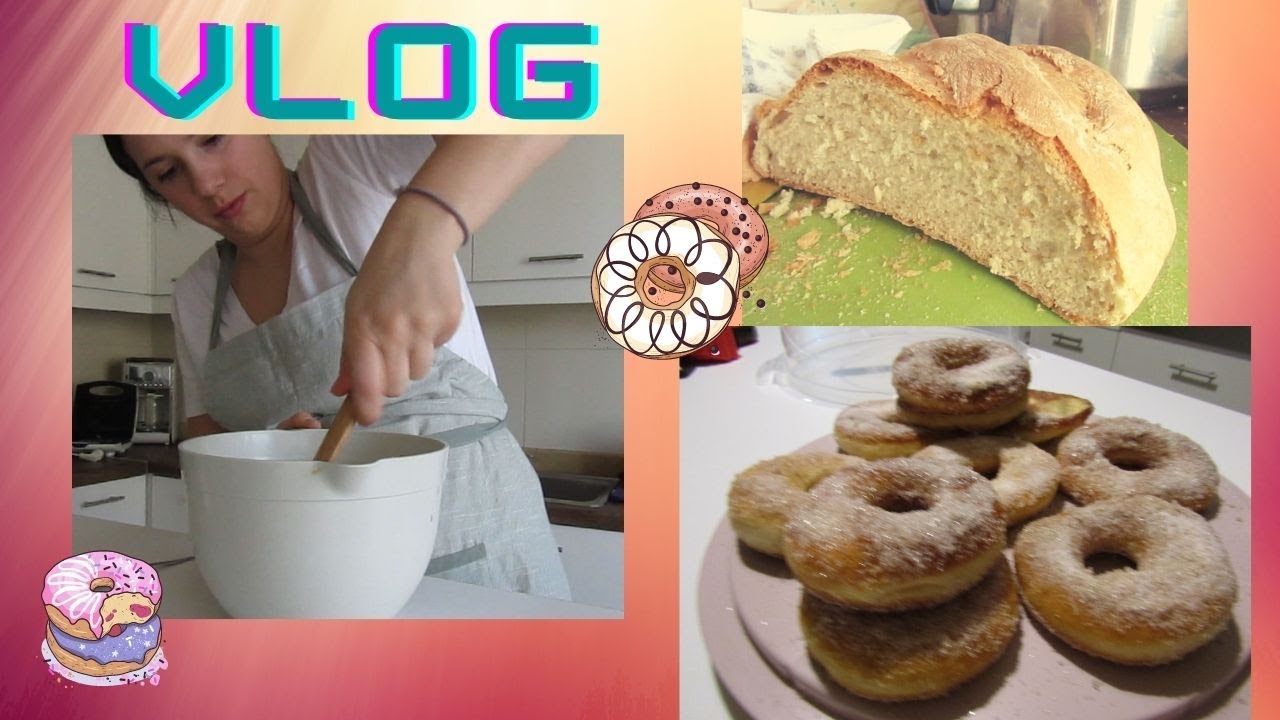 Vlog/Ψωμί,Donuts,ΒΟΛΤΑ για φαγητό/Μου έκαναν πλάκα!!!!! - YouTube