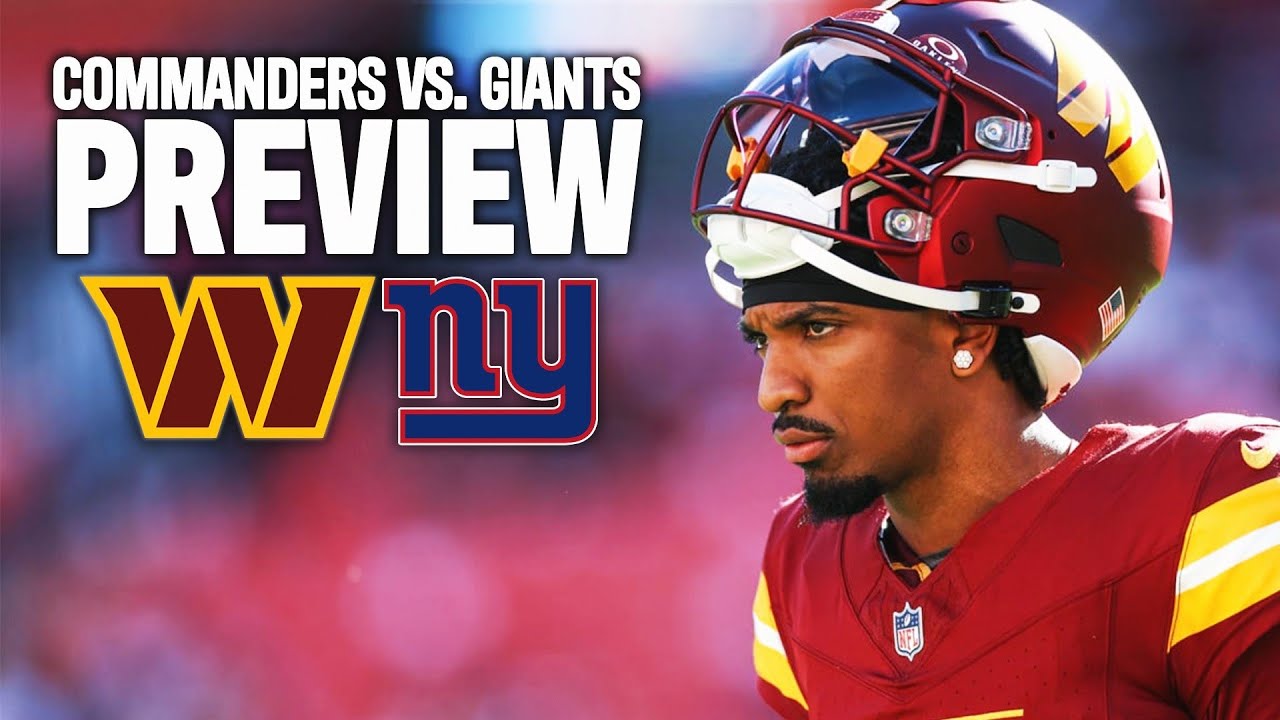 Can the Commanders extend their NFC East lead? | Commaders vs. Giants ...