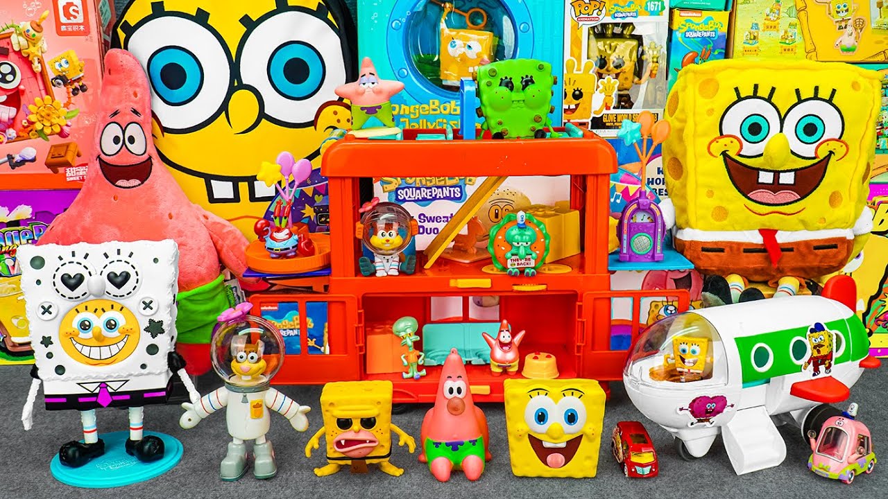 ASMR 93 Minutes SPONGEBOB SquarePants Oddly Satisfying Unboxing Toy ...