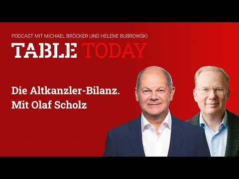 Die Altkanzler Bilanz  Mit Olaf Scholz