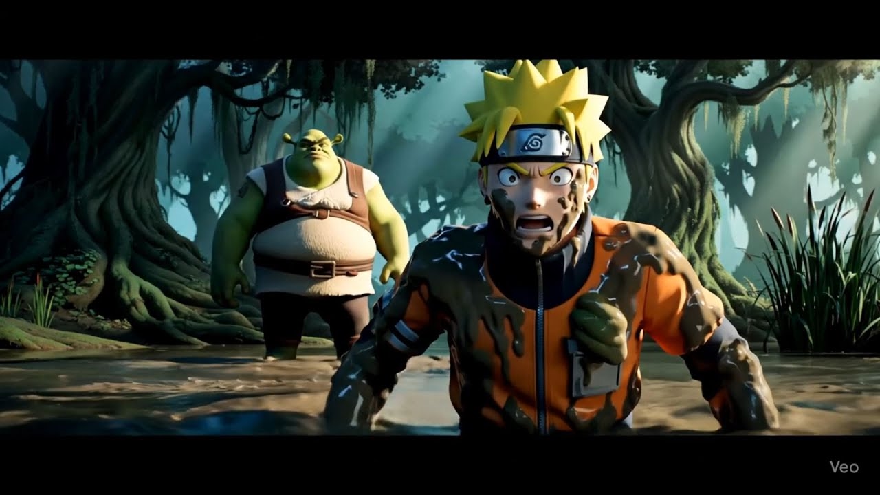 Shrek throws Naruto in the swamp - YouTube