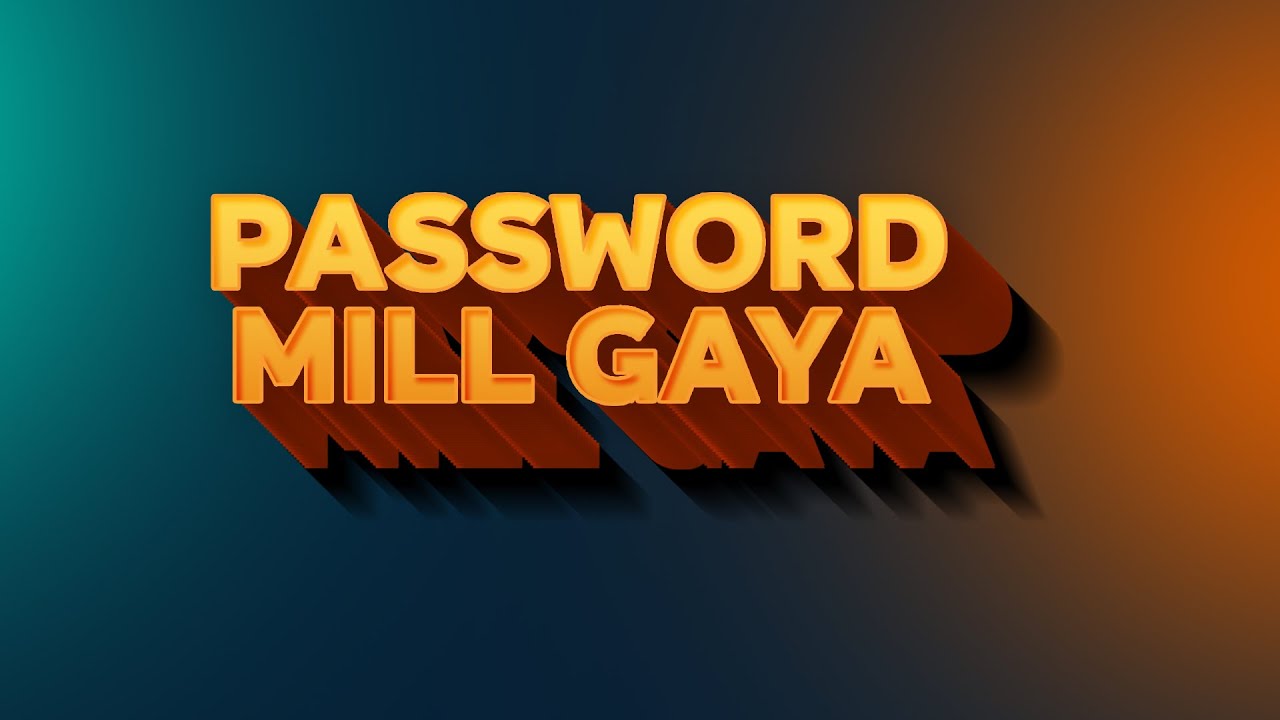 PASSWORD MILL GAYA | NEW GAME | APic Gaming - YouTube