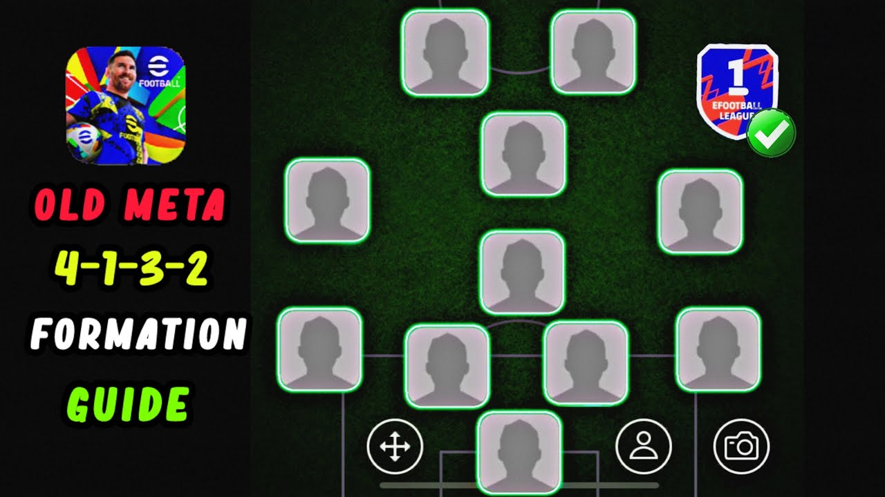 OLD META 4-1-3-2 QUICK COUNTER SQUAD BUILDING🔥💪 EFOOTBALL 25 | Best ...