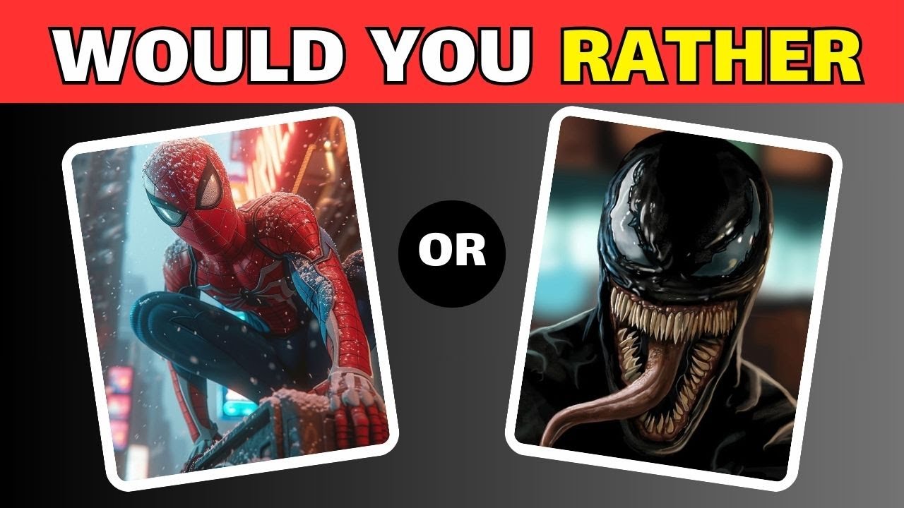 "Spider-Man or Venom? Marvel Heroes vs. Disney Princesses – Make Your ...