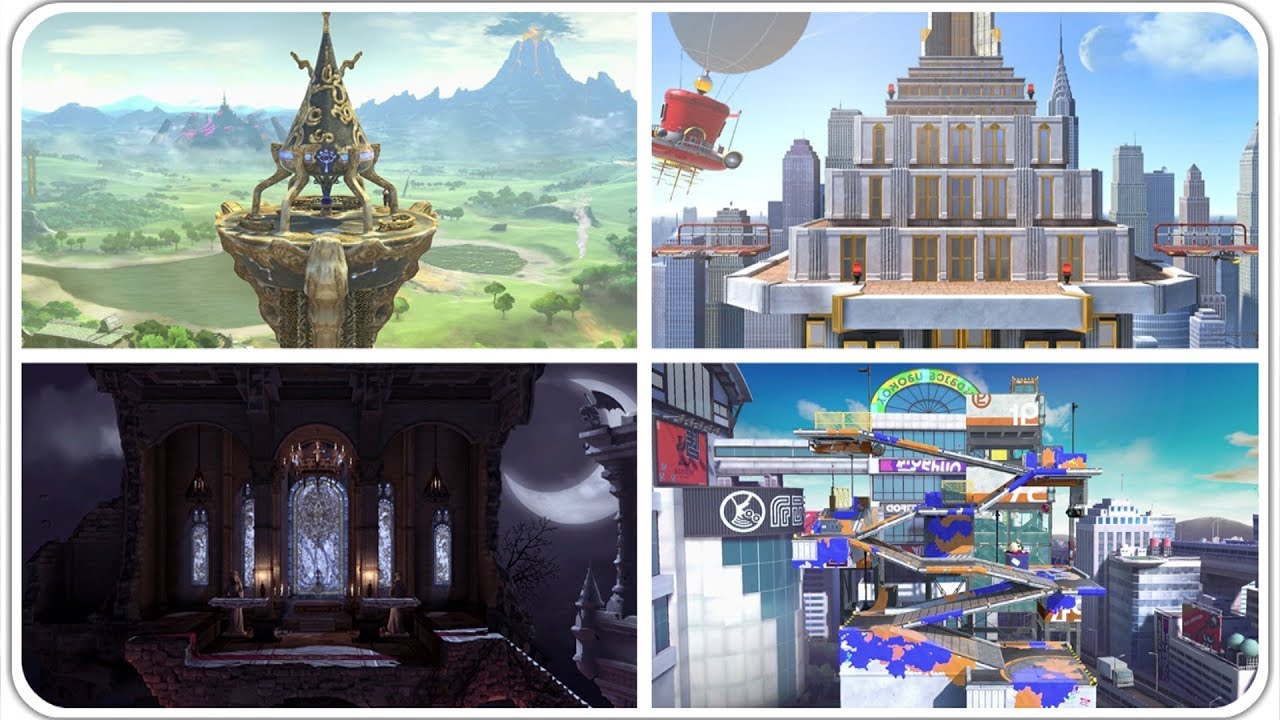 Super Smash Bros. Ultimate - All New Stages - YouTube
