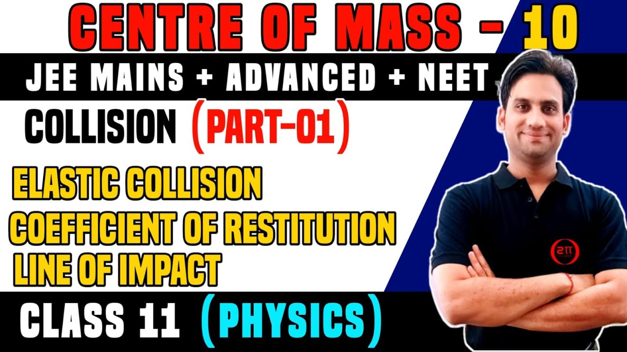 Class 11 Chap 7 | Centre of Mass 10 | Collision 01 | Elastic Collision ...