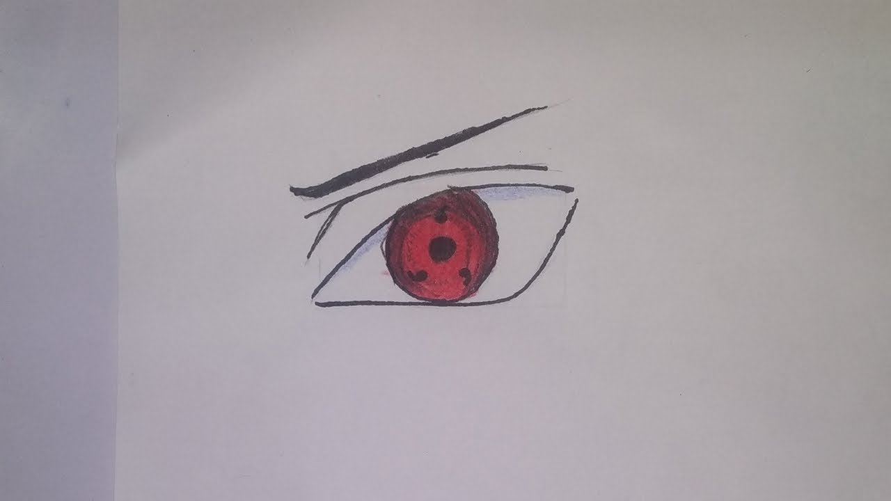 How to draw The SHARIGAN eye with ease | The three Tomoe Sharigan ...