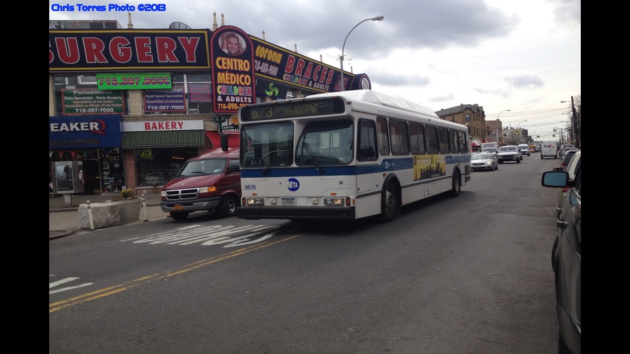 MTA Bus: A ride on the Q23 to Ditmars Blvd with Orion V CNG #9874 ...