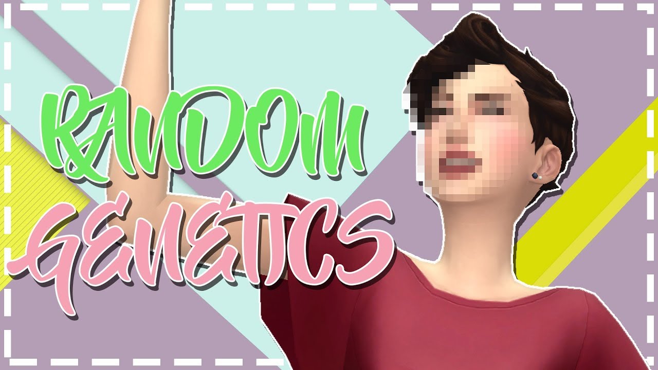 RANDOM GENETICS CHALLENGE AGAIN! // The Sims 4: Create A Sim - YouTube