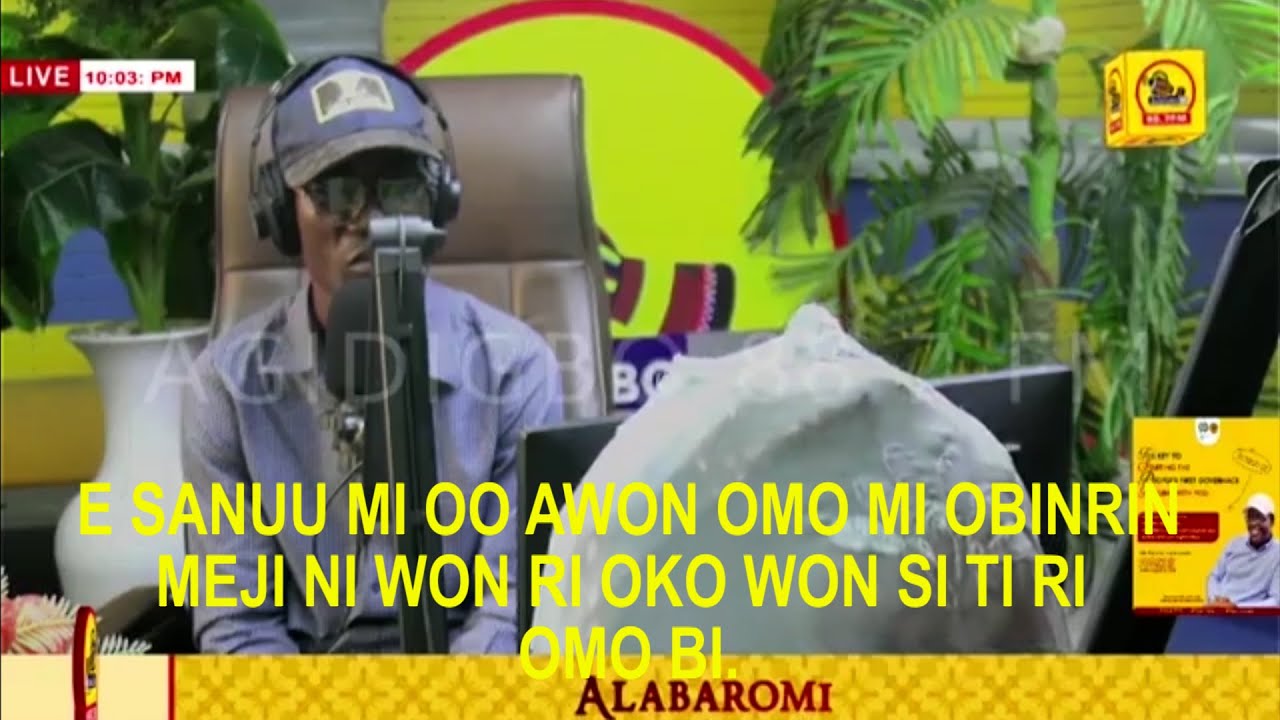 ALABAROMI | E SA NU MI OO AWON OMO MI OBINRIN MEJI NI KO RI OKO FE WON ...