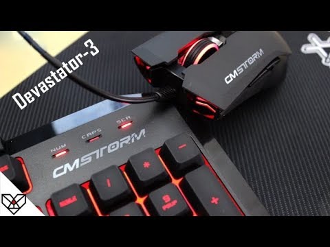 Cooler Master Devastator 3 keyboard and Mouse Combo | 7 Color LED - YouTube