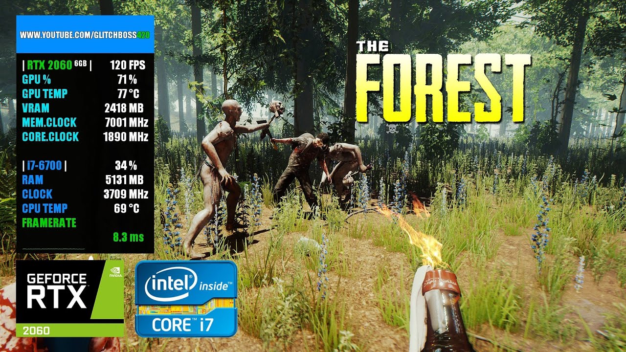 The Forest | RTX 2060 6GB + i7-6700 + 16GB RAM - YouTube
