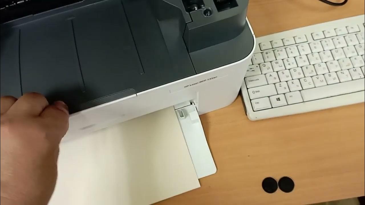 HP 106A (W1106A) - не видит картридж (Установите картридж с тонером ...