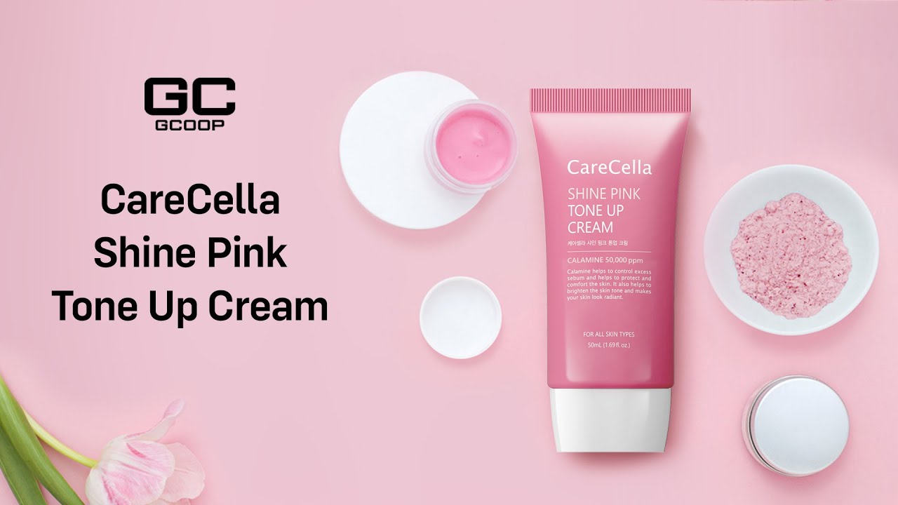 CareCella Shine Pink Tone Up Cream - YouTube