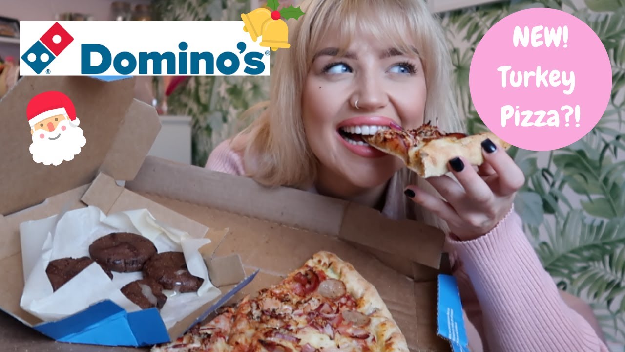 Taste Tasting Dominos NEW Christmas Menu - The Festive One Pizza ...