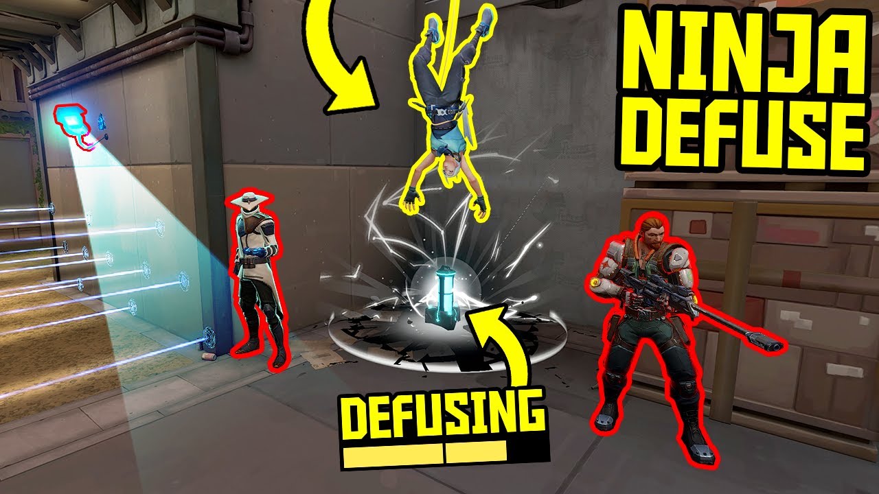 The Most CINEMATIC Ninja Defuses in VALORANT - YouTube