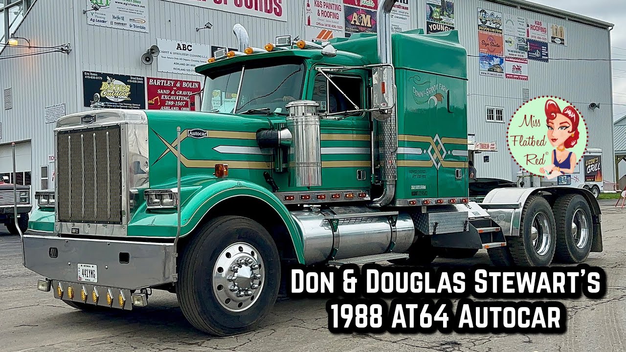 Don & Douglas Stewart’s 1988 AT64 Autocar Semi Truck Tour - YouTube