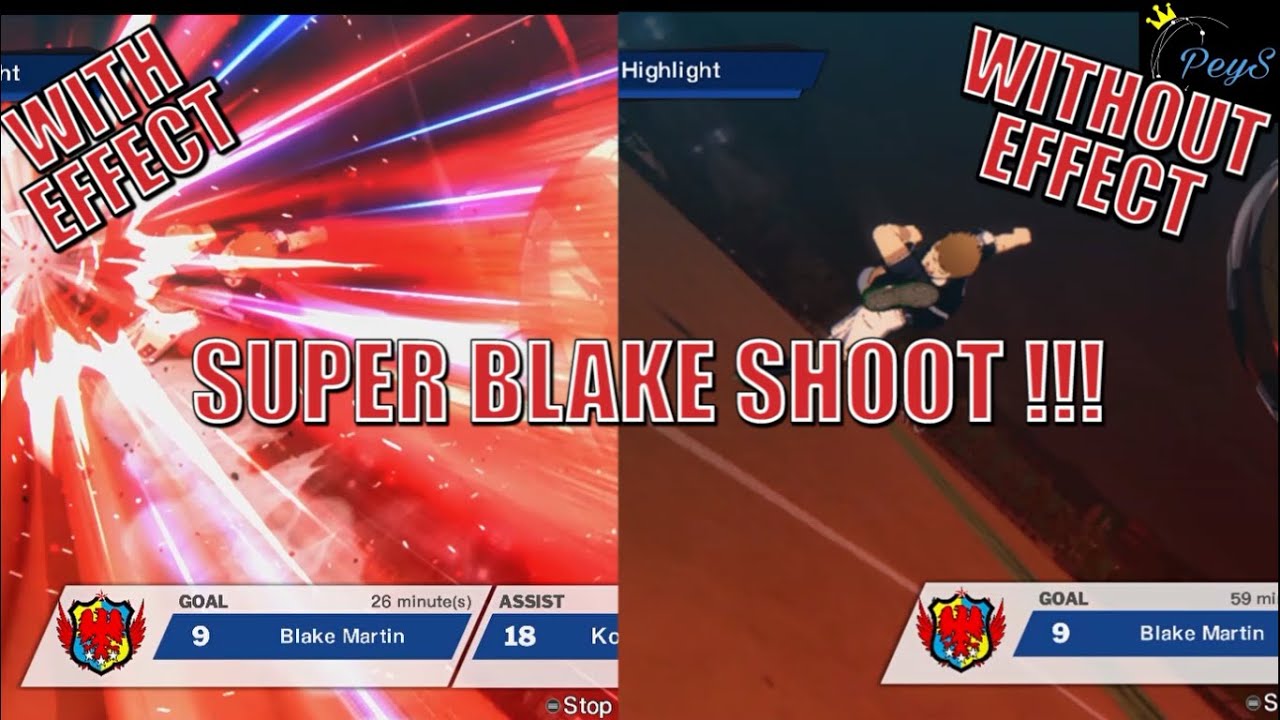 CAPTAIN TSUBASA RISE OF NEW CHAMPIONS - SUPER BLAKE MARTIN SHOOT With ...