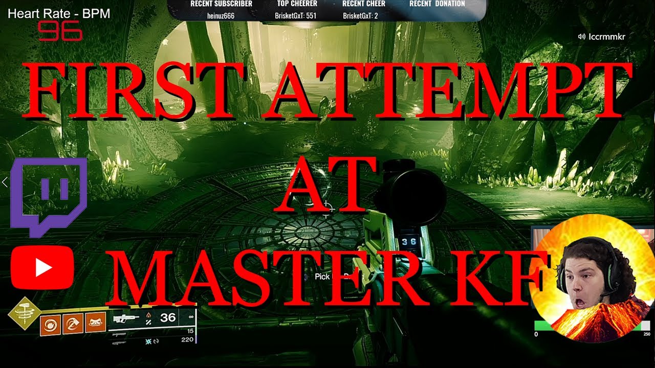 First attempt at Master Kings Fall - Destiny 2 - YouTube