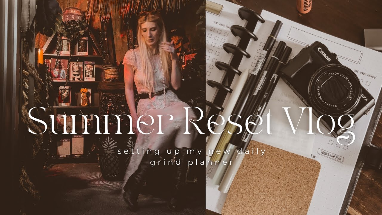 Summer Reset Vlog 🌞 | New Planner Setup, Reading Plans, and Garden Update - YouTube