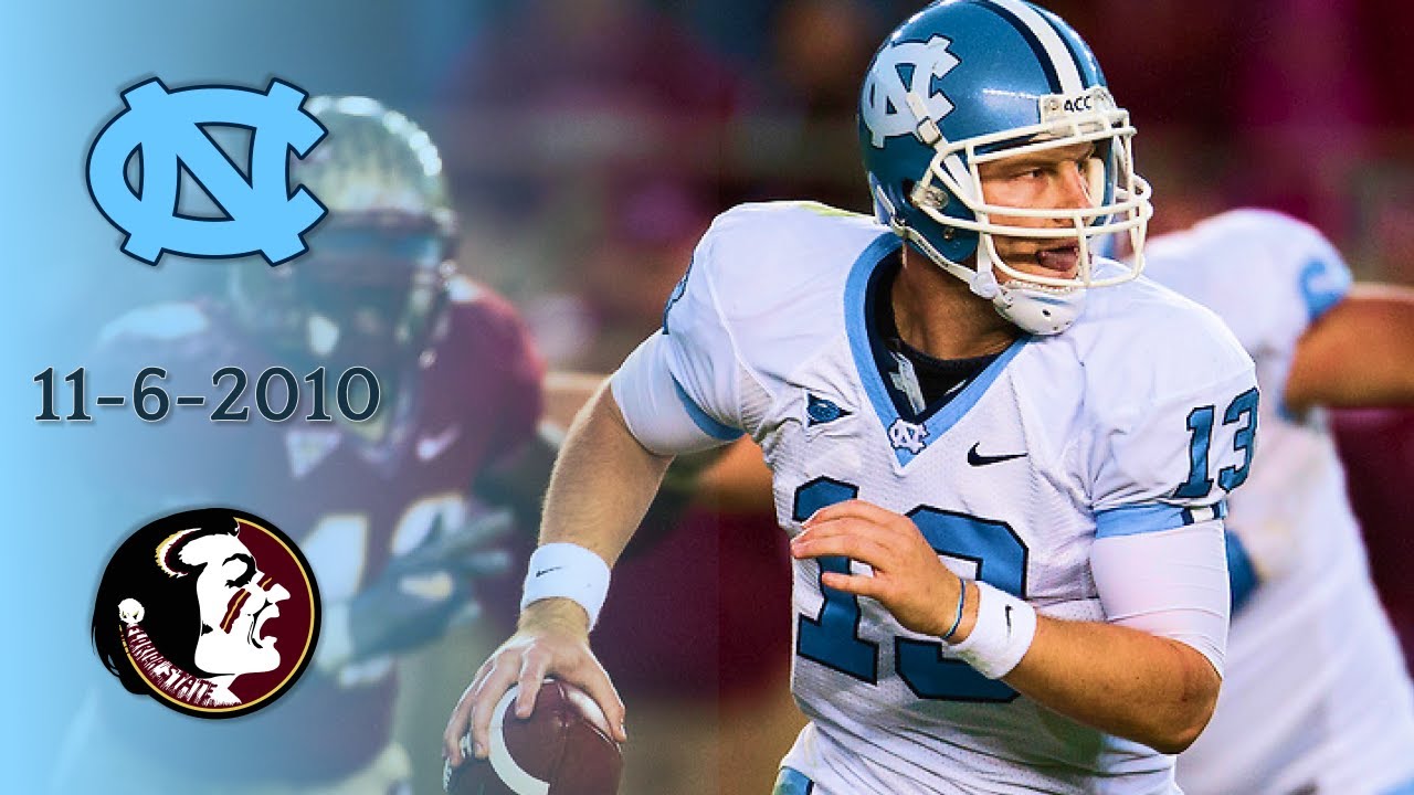UNC Football: North Carolina at #24 Florida State | 11-6-2010 - YouTube