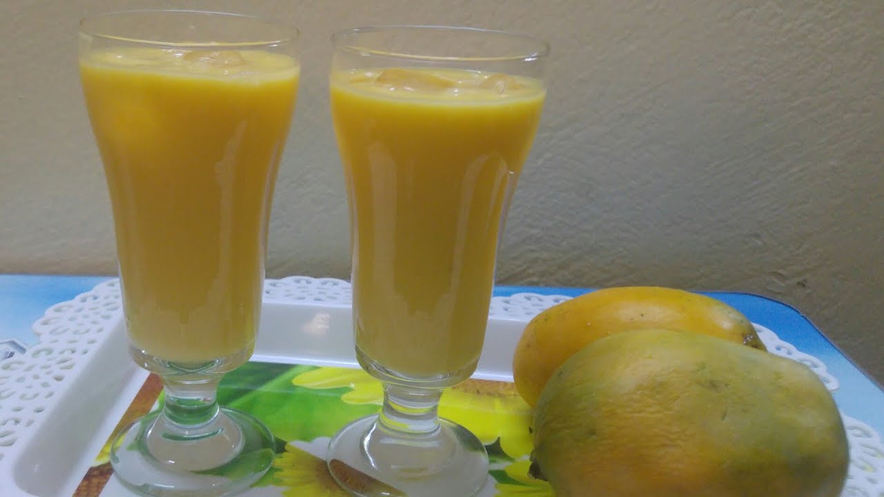 Mango Milk shake Recipe| Fresh Mango MilkShake by Cooking With Ume Wafa ...