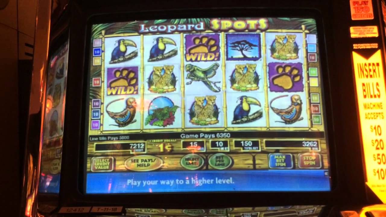 Leopard Spots - Line Hit - $1.50 Bet - YouTube
