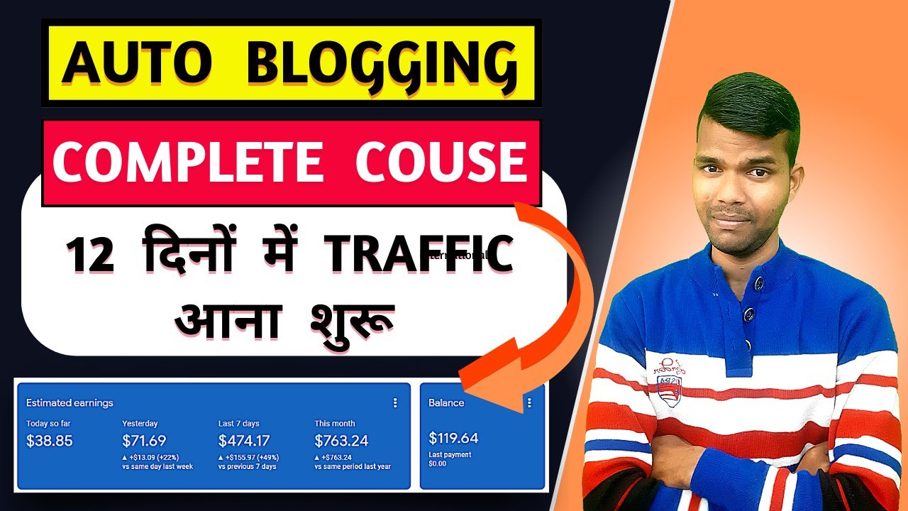 Auto Blogging Crash Course 2023-24 | Low Competition | micro niche blog ideas - YouTube