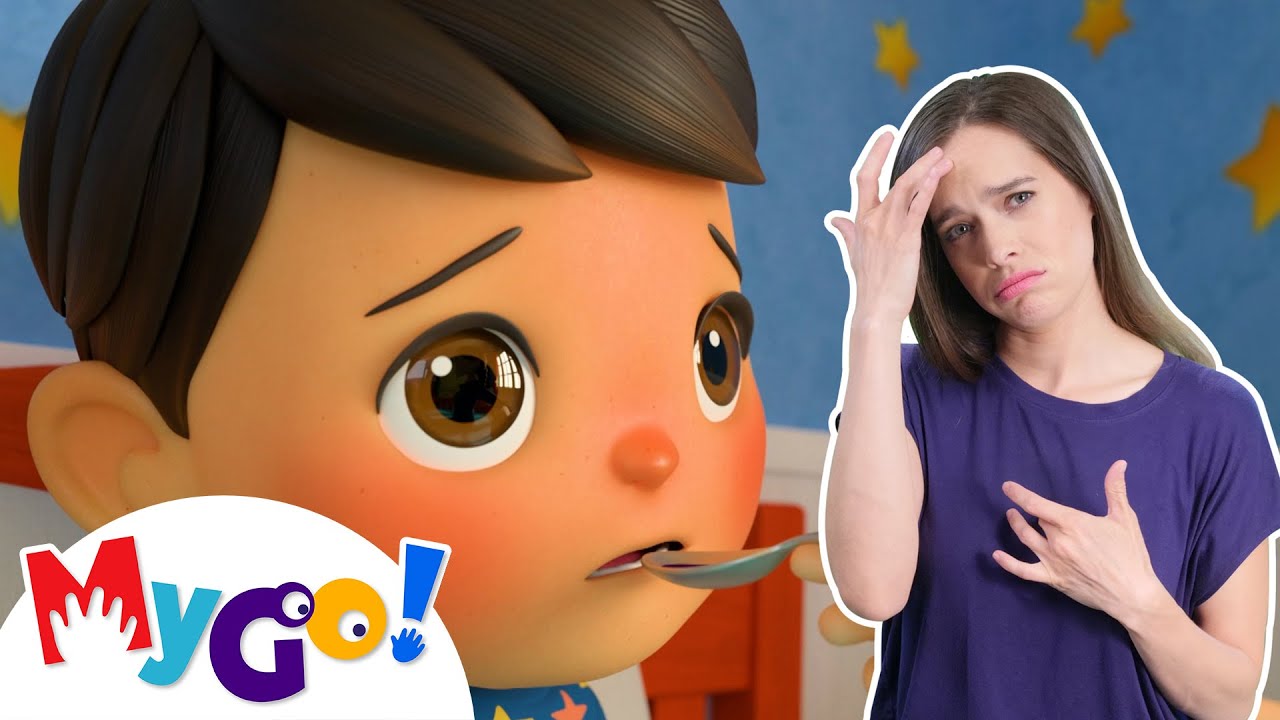 Sick Song | MyGo! Sign Language For Kids | Lellobee Kids Songs - YouTube