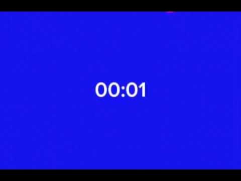 Colorful one second timer - YouTube