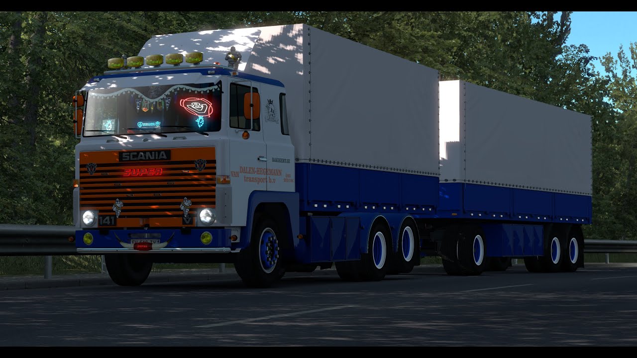 ets2,scania 141 old school!!pro mod 2,45 [1.36] - YouTube