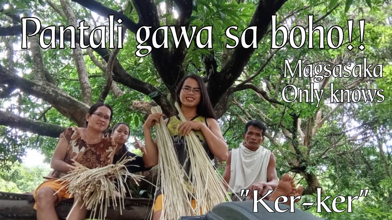 pano gumawa NG Ker-ker (pantali sa punla) - YouTube