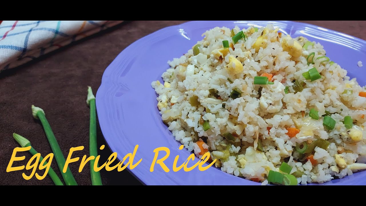 Easy and Quick Egg Fried Rice| Simple Egg Fried Rice recipe at home ...