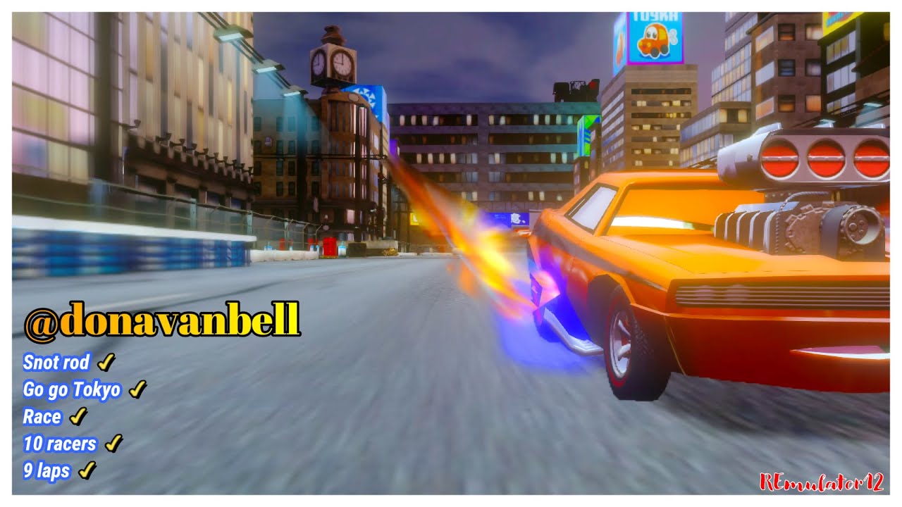 Cars 2 The Video Game | Snot Rod - Race Mode | Vista Run 9 Laps - YouTube