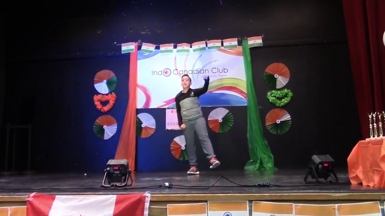 Aarav Raj performs on Dangal's famous song at Indo Canadian Club's ...