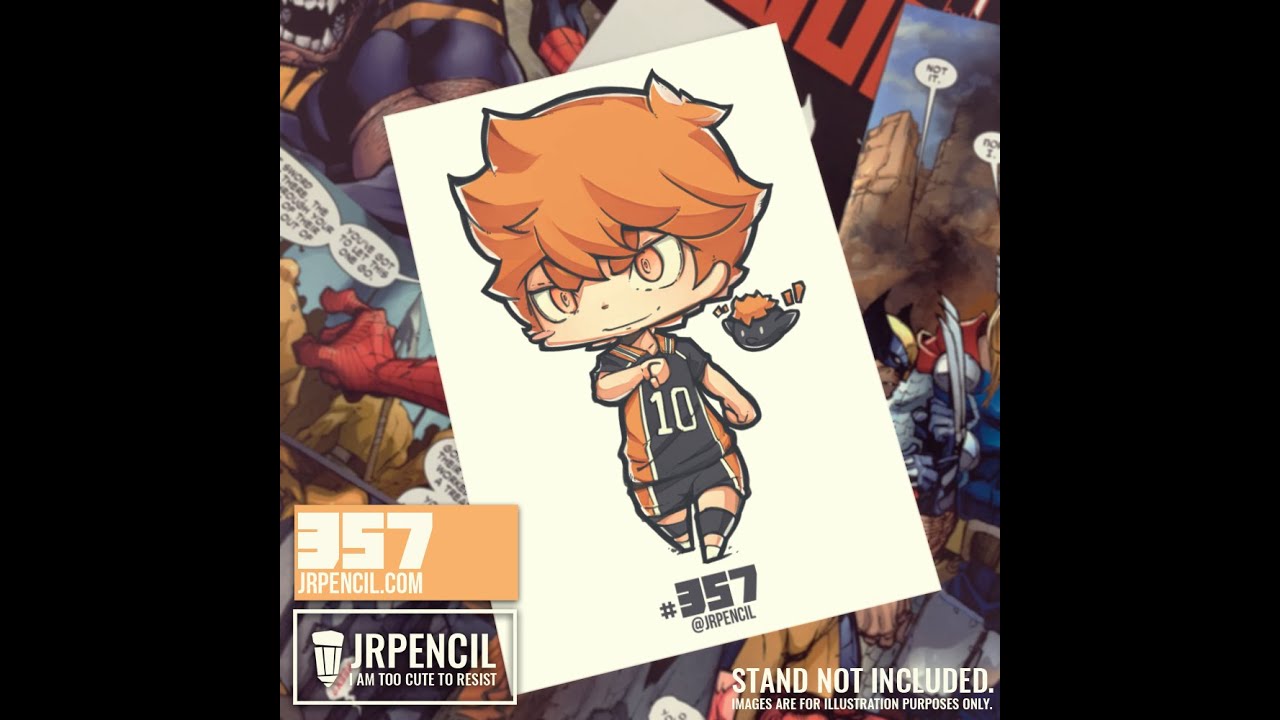How to draw Shoyo Hinata from Haikyuu Episode 357 - YouTube