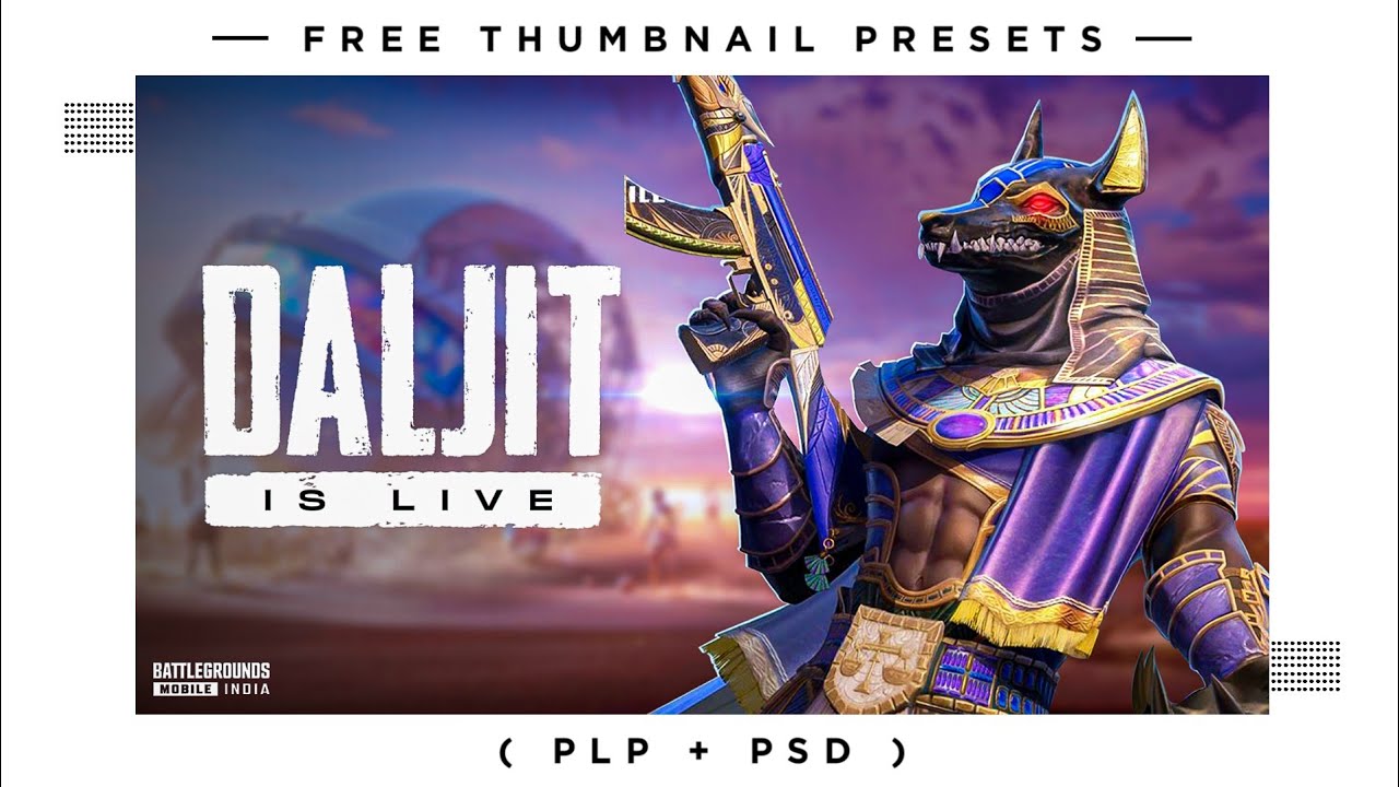 BGMI Thumbnail SpeedArt | BGMI Live Thumbnail Pack | BGMI Live Stream ...