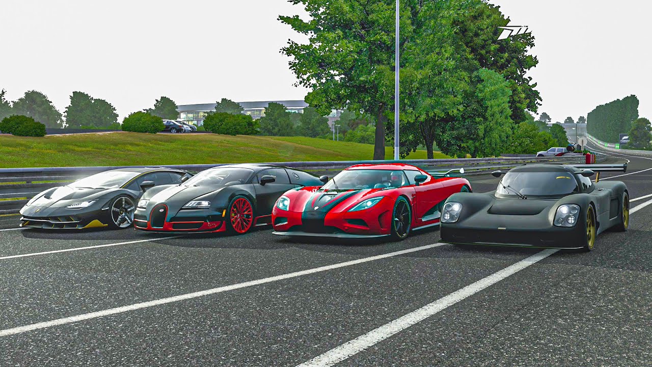 Koenigsegg Agera R (Replica) vs Veyron SS vs Ultima 1020 Evo vs ...