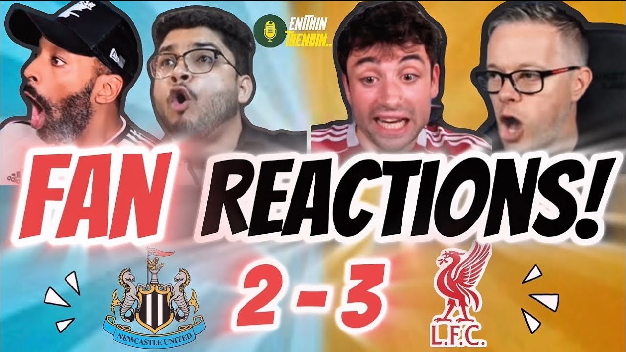 LIVERPOOL HATER WAS SO ANGRY NEWCASTLE UNITED FANS REACTIONS🔥 | 2 -3 ...